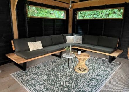 Loungeset Hout I 5 tot 6 personen I Douglas en Staal