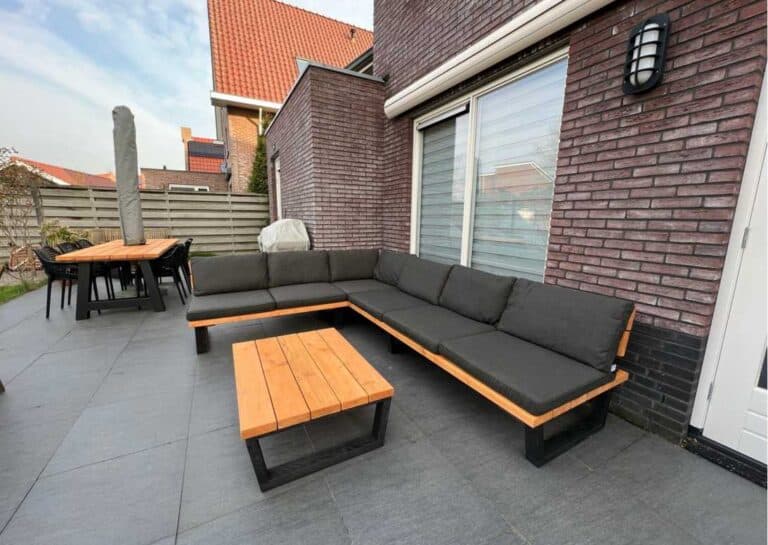 Loungeset Hout I 5 tot 6 personen I Douglas en Staal