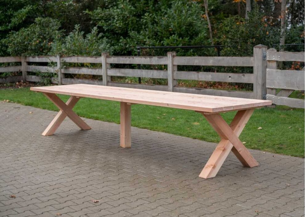Tuintafel Xavier | X Poten Hout | Douglas Hout