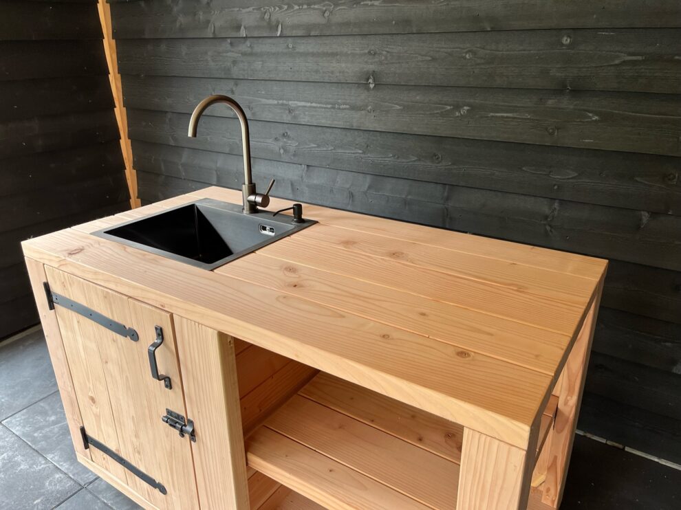 Buitenkeuken Detroit | Spoelbak module | Douglas hout